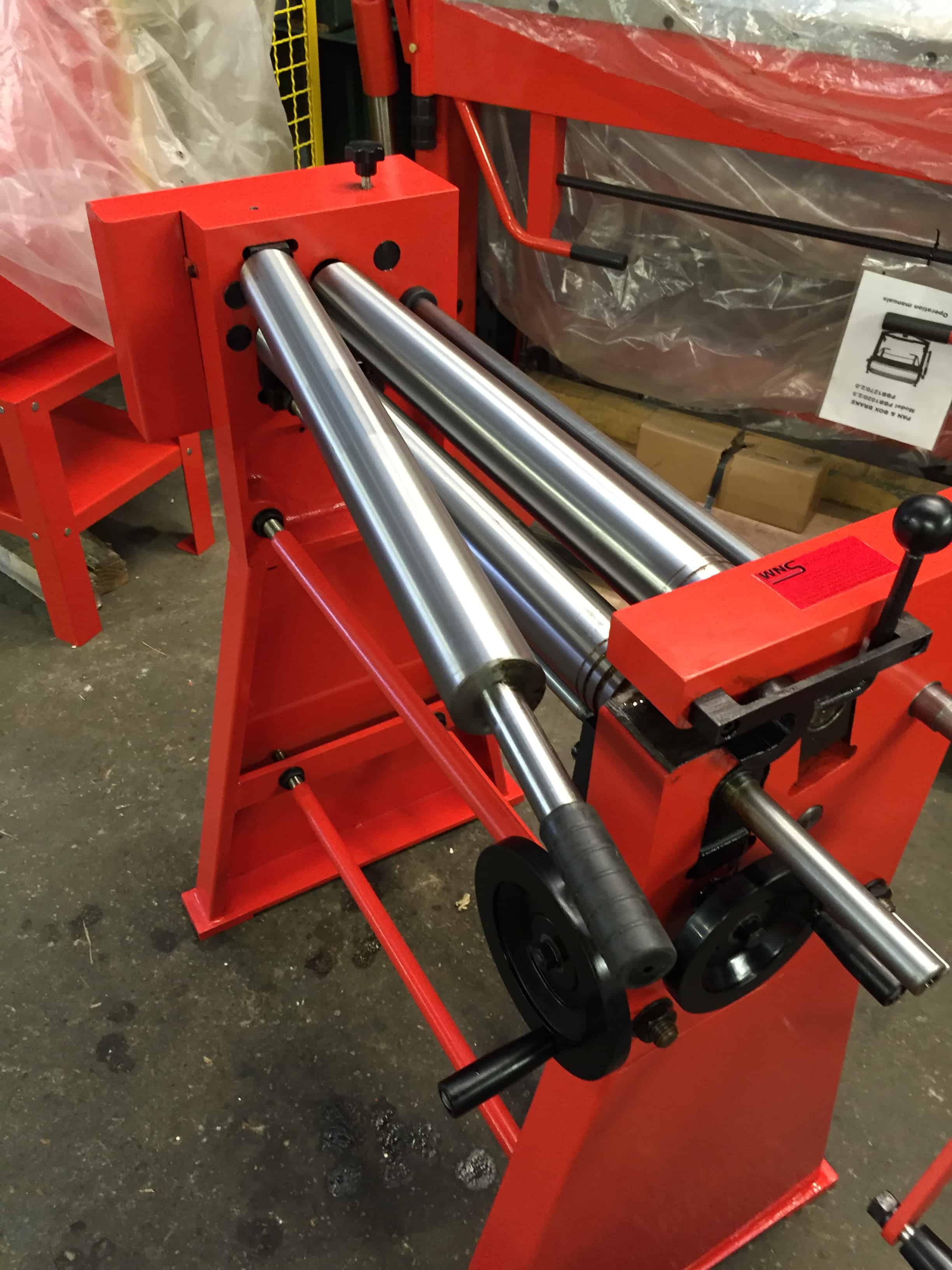 Hand Bending Rolls 610mm x 60mm - WNS - W. Neal Services