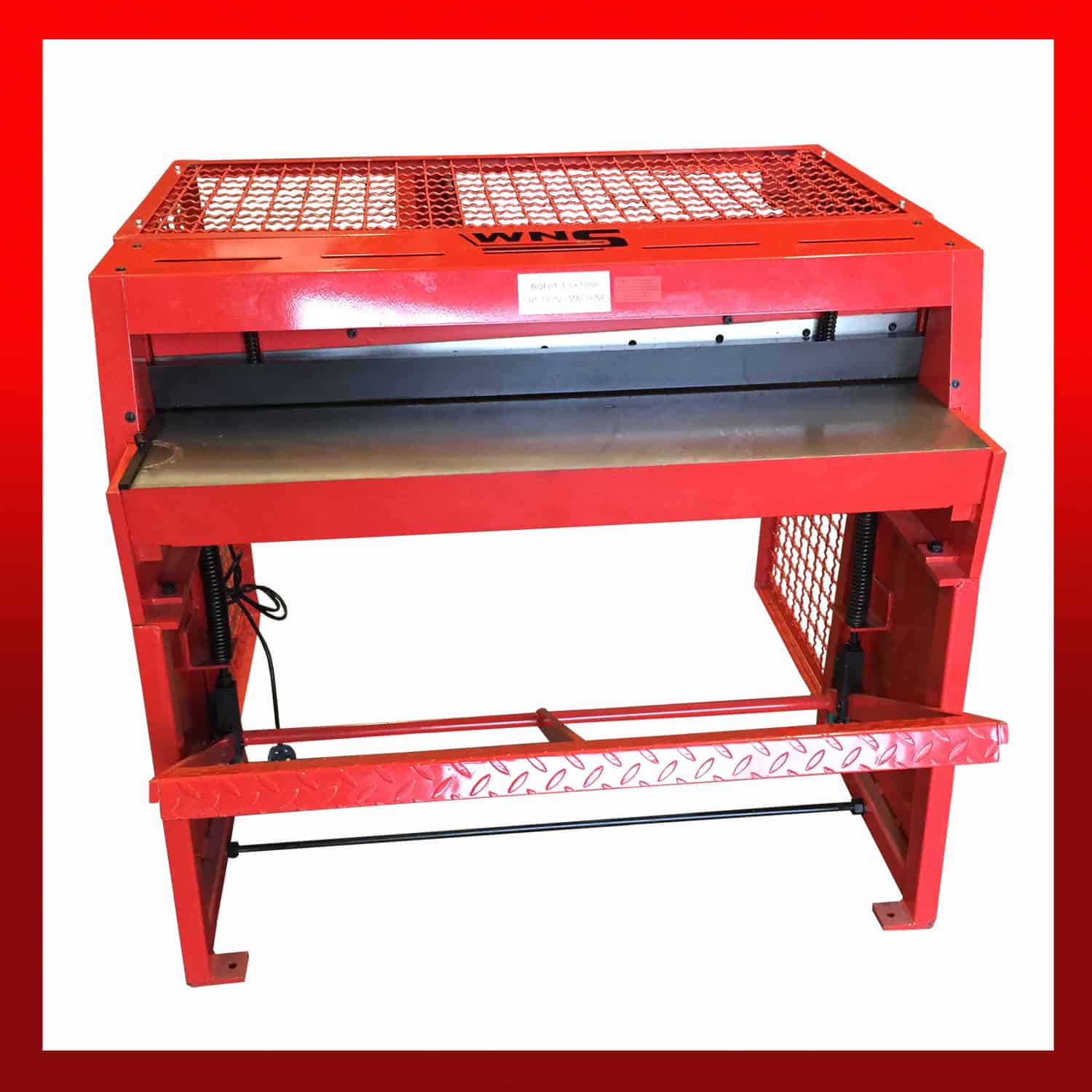 Cast Treadle Guillotine 1320mm x 1.5mm - WNS - W. Neal Services