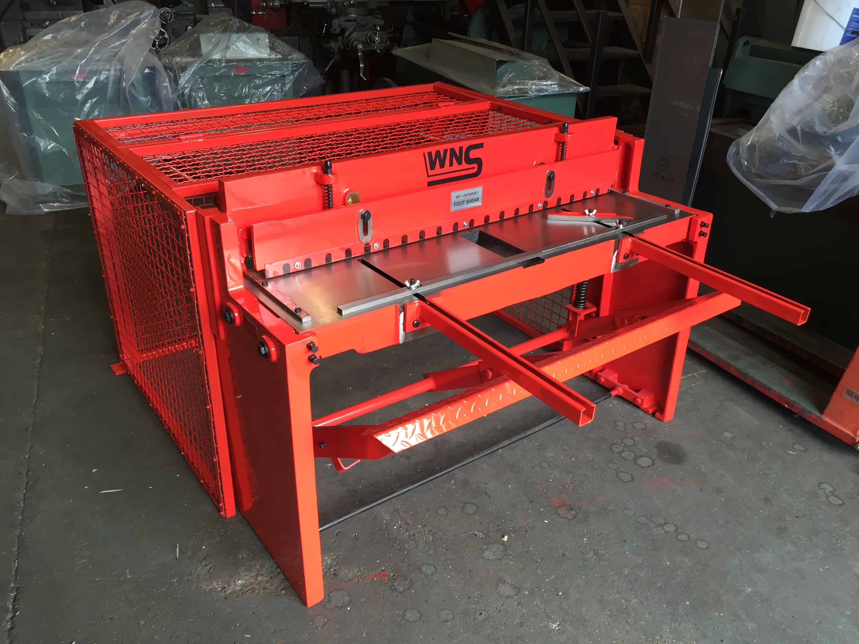 Cast Treadle Guillotine 1320mm x 1.5mm - WNS - W. Neal Services