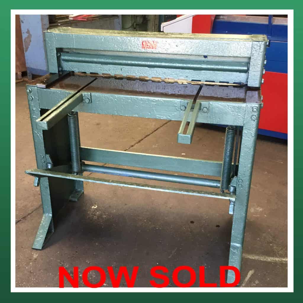 EDWARDS Treadle Guillotine 36" (3ft) x 16swg Capacity (ETG36) - WNS - W ...