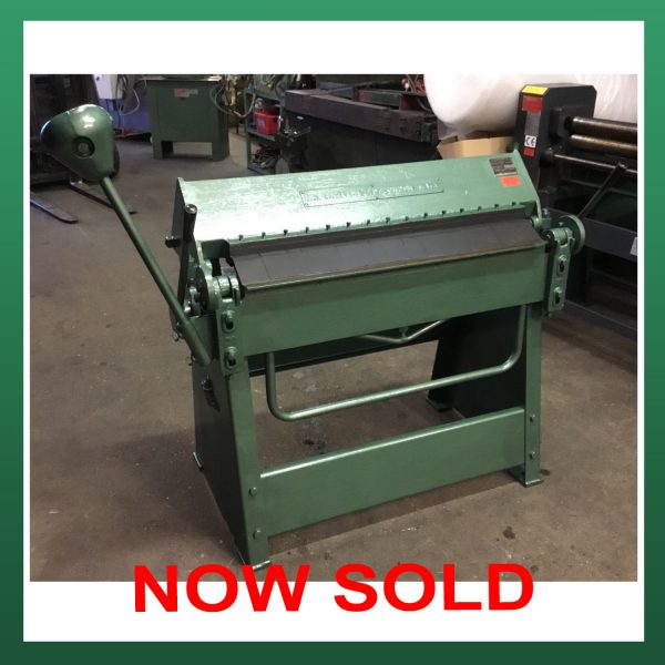 EDWARDS Manual Box and Pan Folder 36" - WNS - W. Neal Services Ltd
