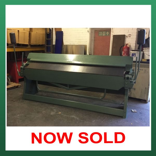 EDWARDS Box and Pan Folder 8ft - WNS - W. Neal Services Ltd