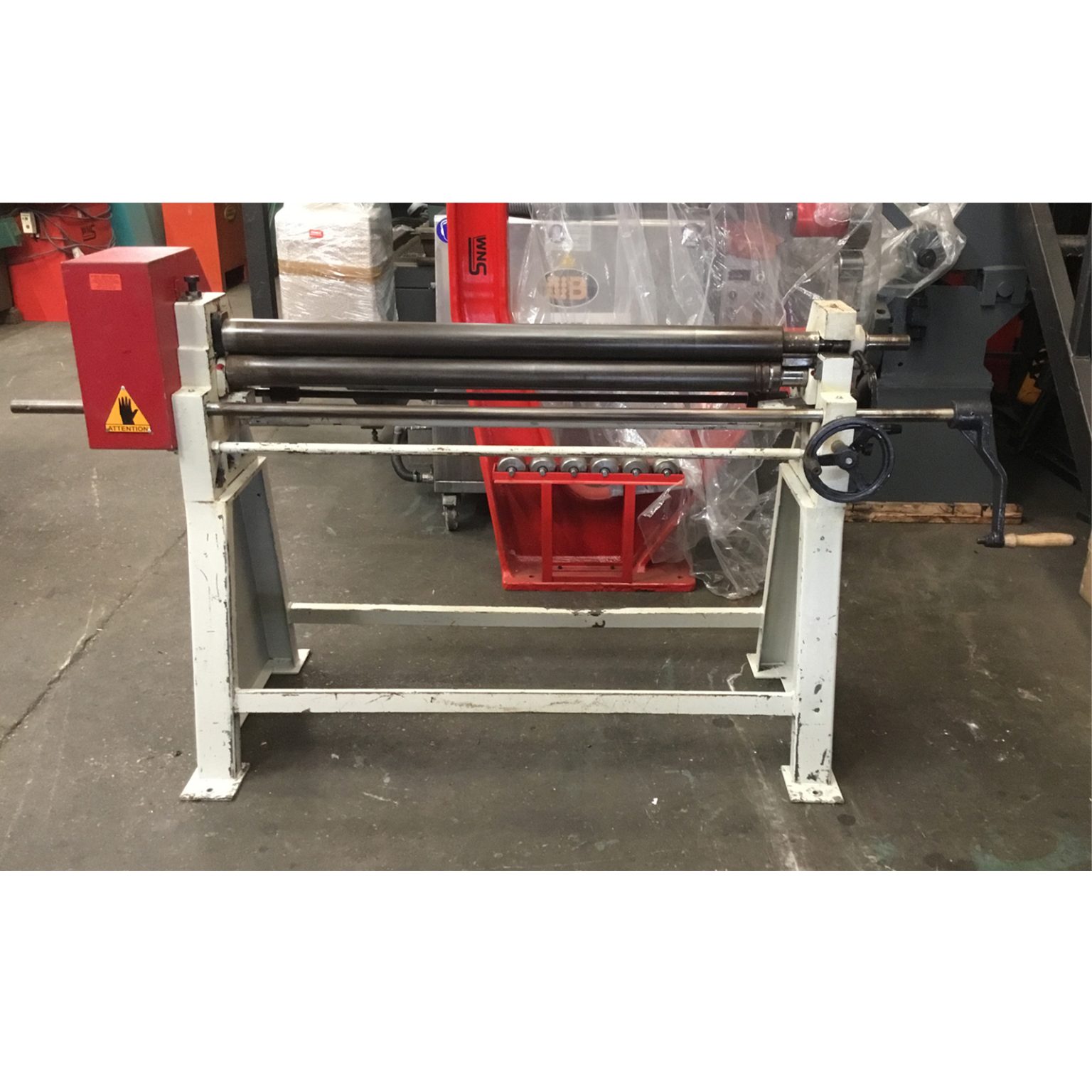 MORGAN RUSHWORTH Geared Hand Bending Rolls 1250mm x 75mm - WNS - W ...
